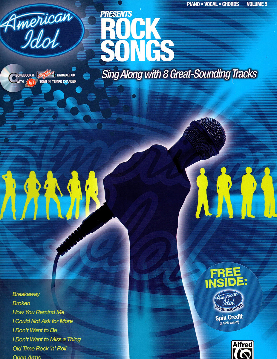 American Idol Presents Rock Songs (with CD) Vol. 5 – Singers Nation